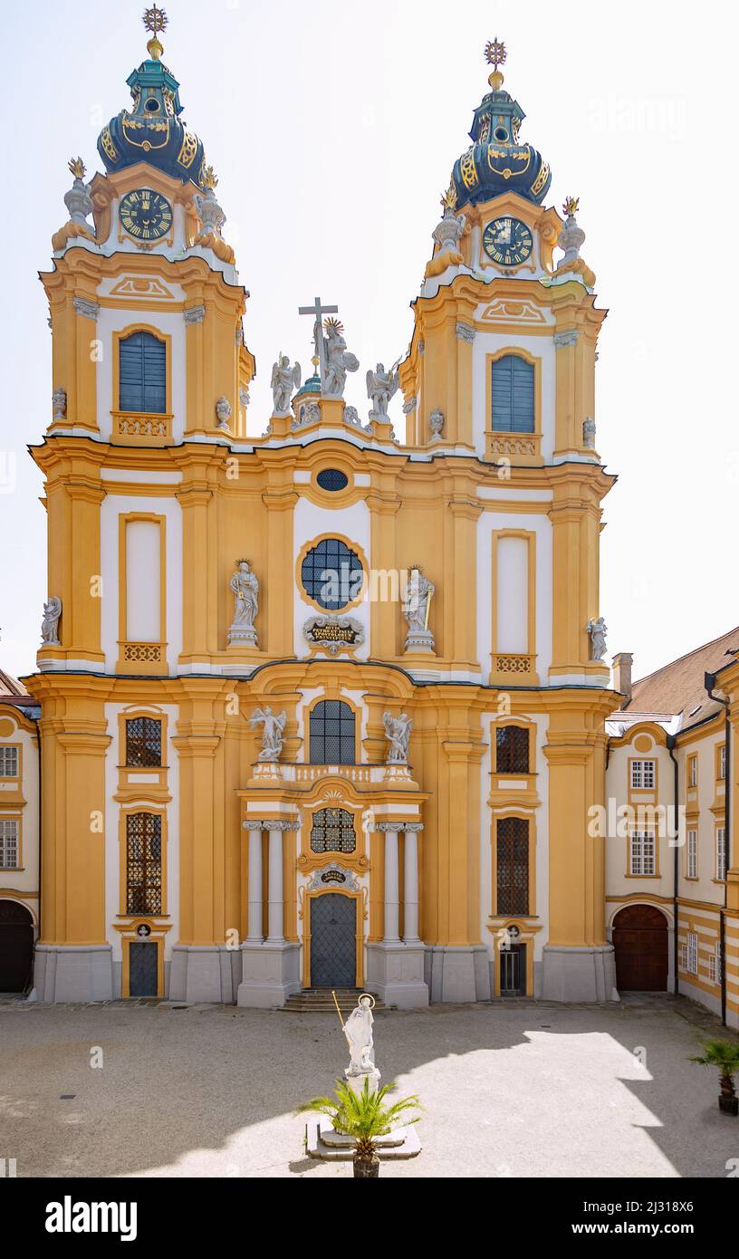 Melk collegiate church hi-res stock photography and images - Alamy