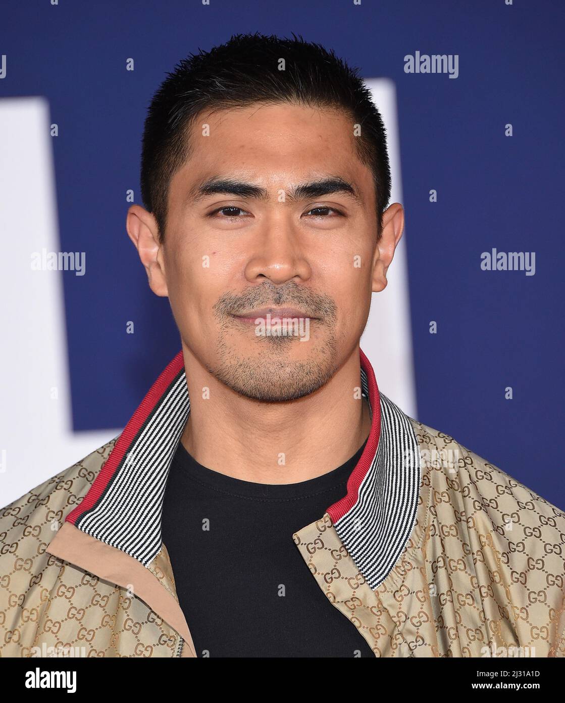 JB Tadena arriving to the ‘Ambulance’ Los Angeles Premiere at Academy ...