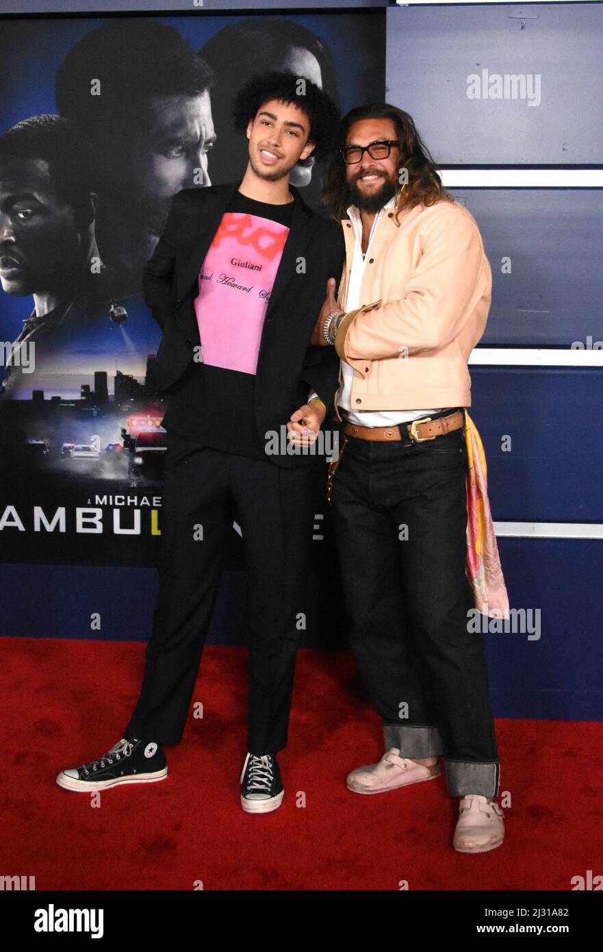 Los Angeles, California, USA 4th April 2022 Actor Archie Madekwe and ...