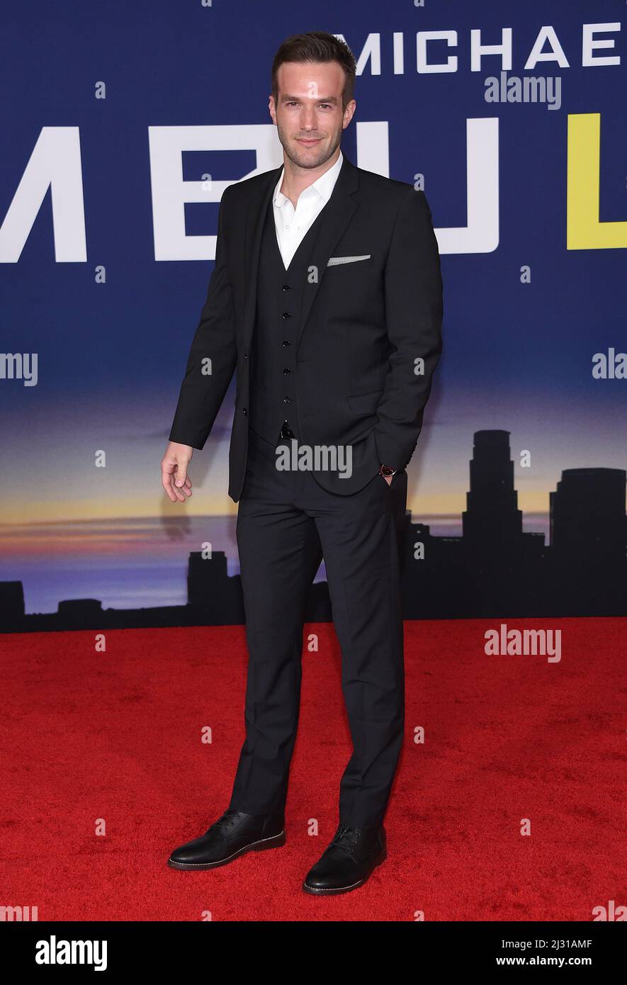 Andy Favreau arriving to the ‘Ambulance’ Los Angeles Premiere at ...