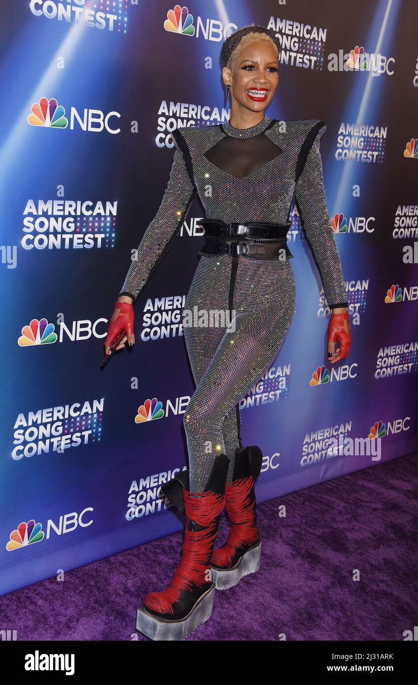 Nitro Nitra at the ‘American Song Contest’ Week 3 Red Carpet held at ...