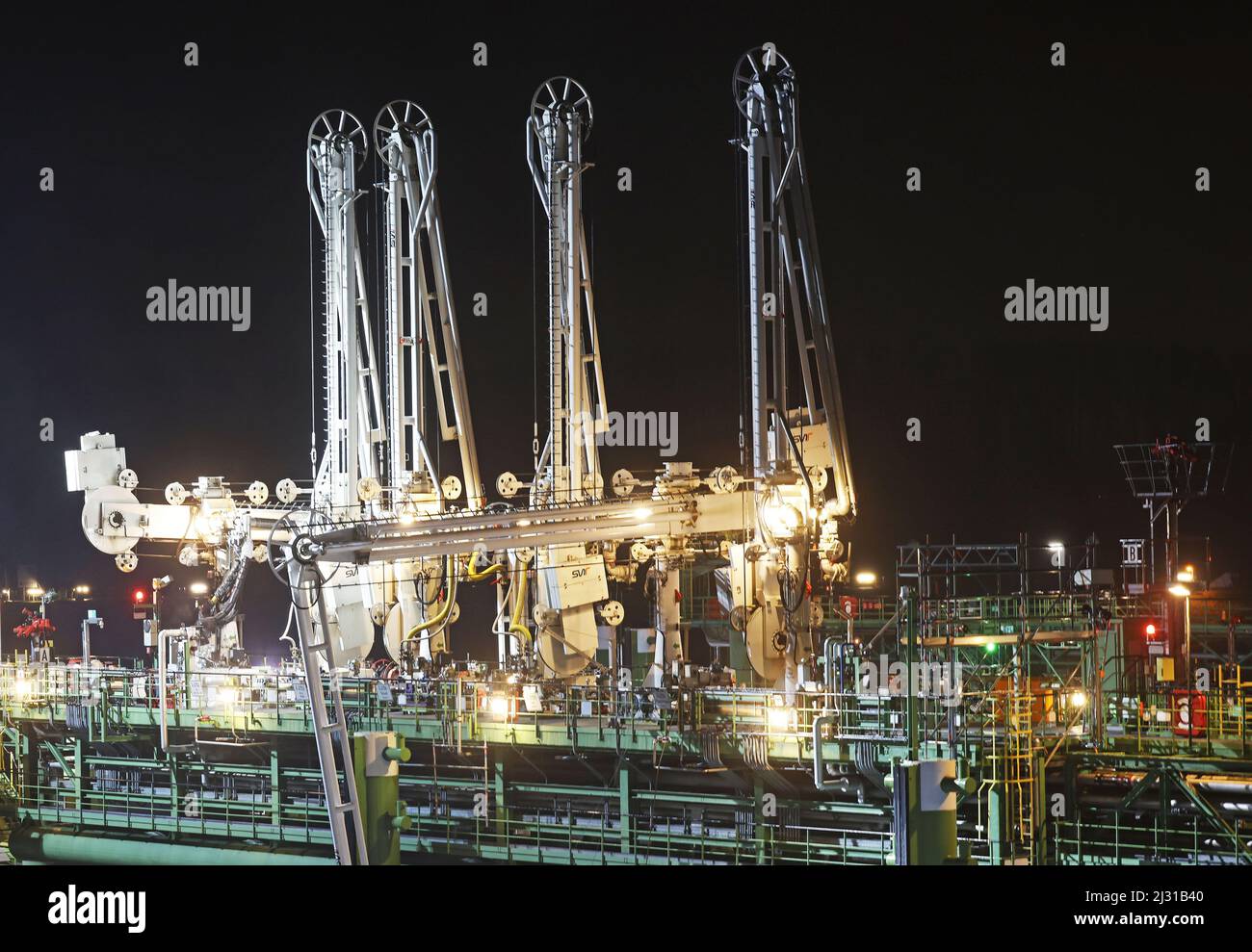 Cologne, Germany. 05th Apr, 2022. Liquid cargo extinguishing systems ...