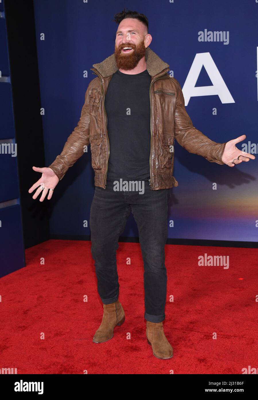 Devan Long arriving to the ‘Ambulance’ Los Angeles Premiere at Academy ...