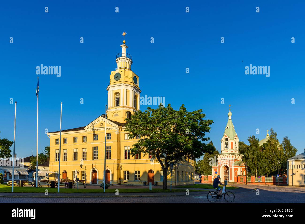 City Hall in the city center, Hamina, Finland Stock Photo - Alamy