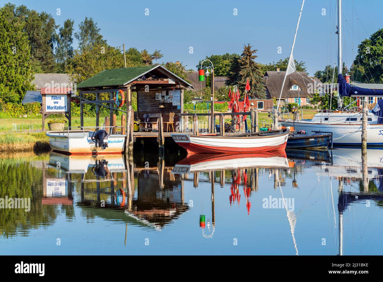 Rowing ferry at moritzdorf hi-res stock photography and images - Alamy