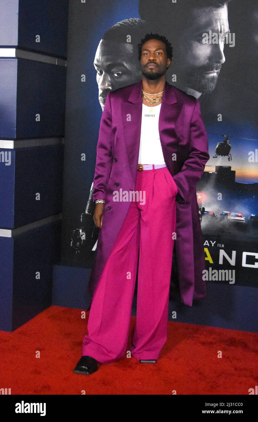 Los Angeles, California, USA 4th April 2022 Actor Yahya Abdul-Mateen II ...