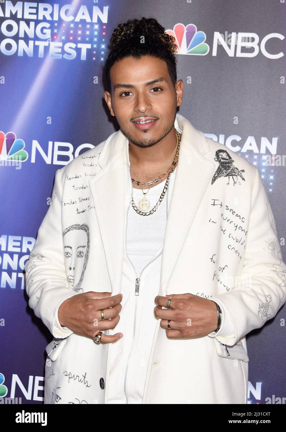 Jesse LeProtti at the ÔAmerican Song ContestÕ Week 3 Red Carpet held at ...