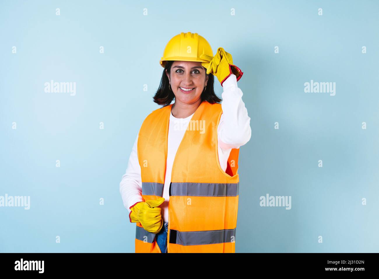 Mexican construction worker hi-res stock photography and images - Alamy