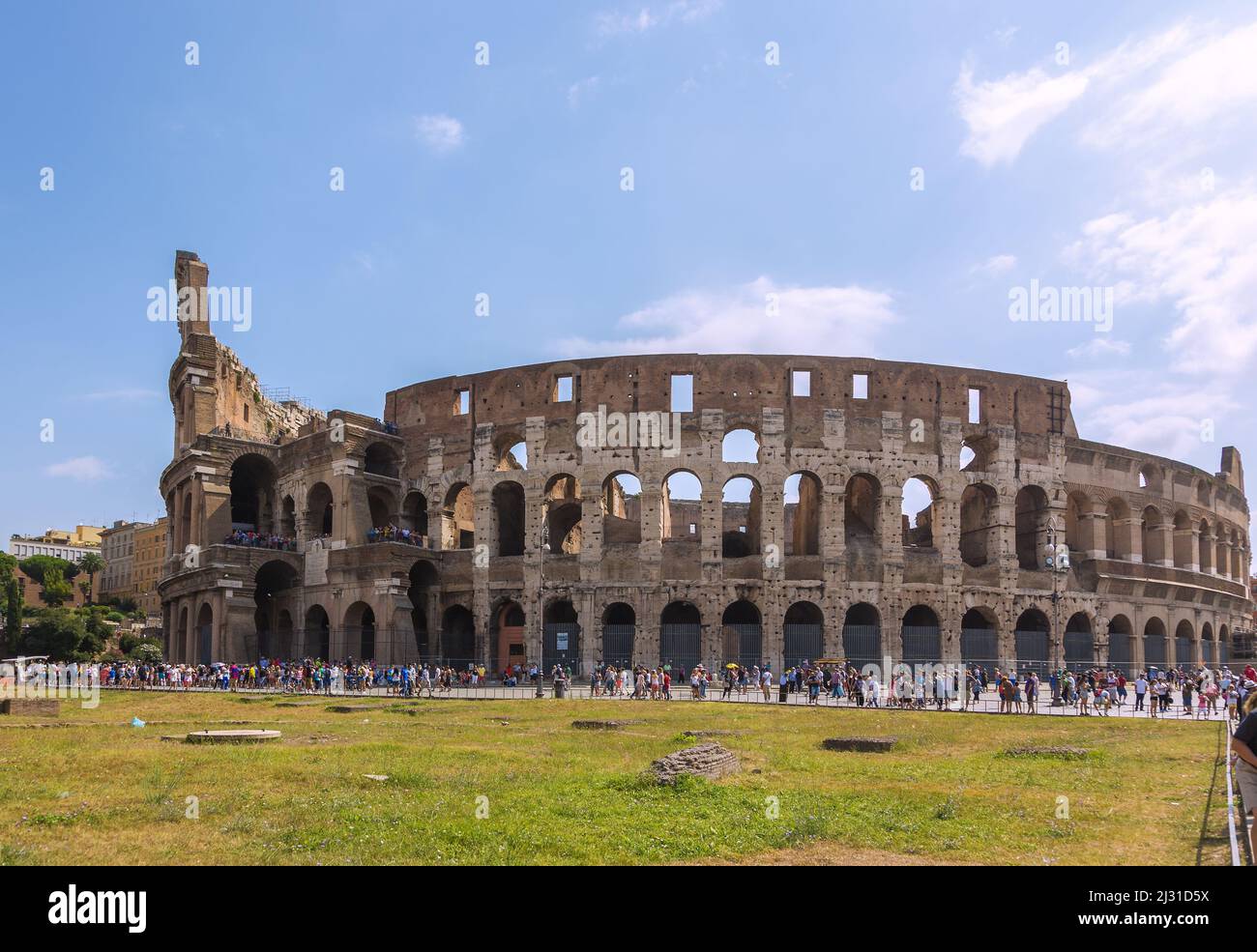 Rome, Colosseum exterior view from the west Stock Photo - Alamy