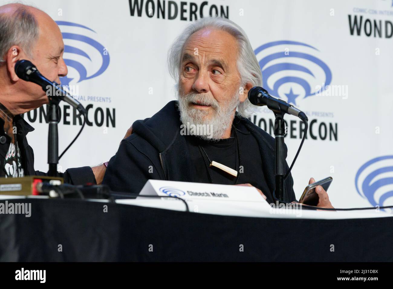 April 2, 2022: Cheech and Chong at Wondercon on Saturday April 2, 2022 ...