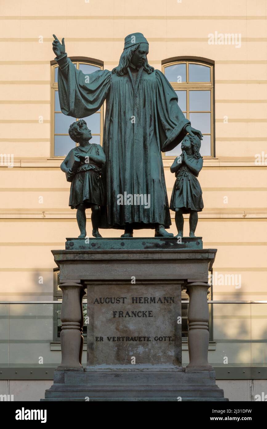 Francke Foundations, monument to August Hermann Francke, German ...