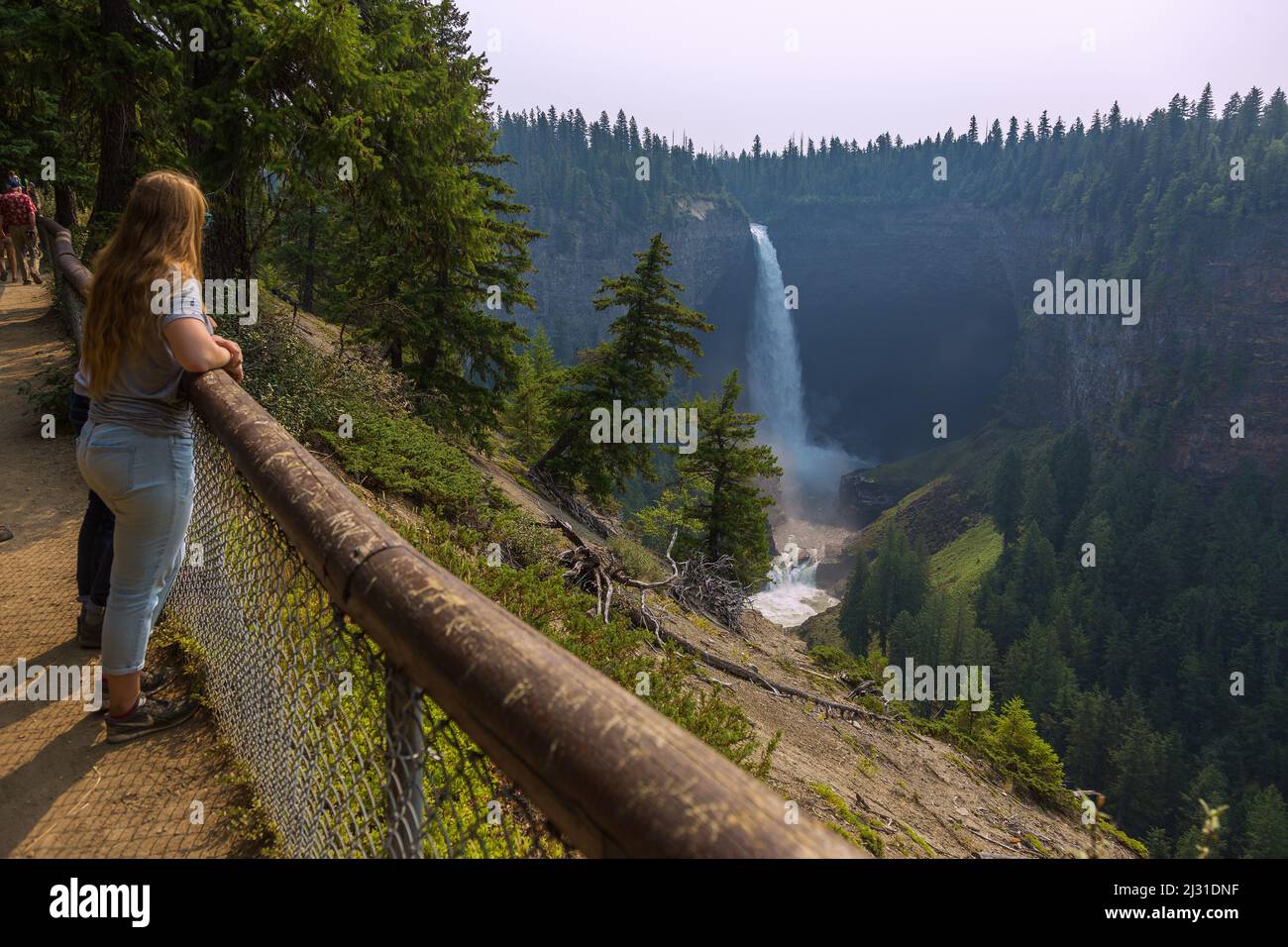 Well Gray Provincial Park, Helmcken Falls Stock Photo - Alamy