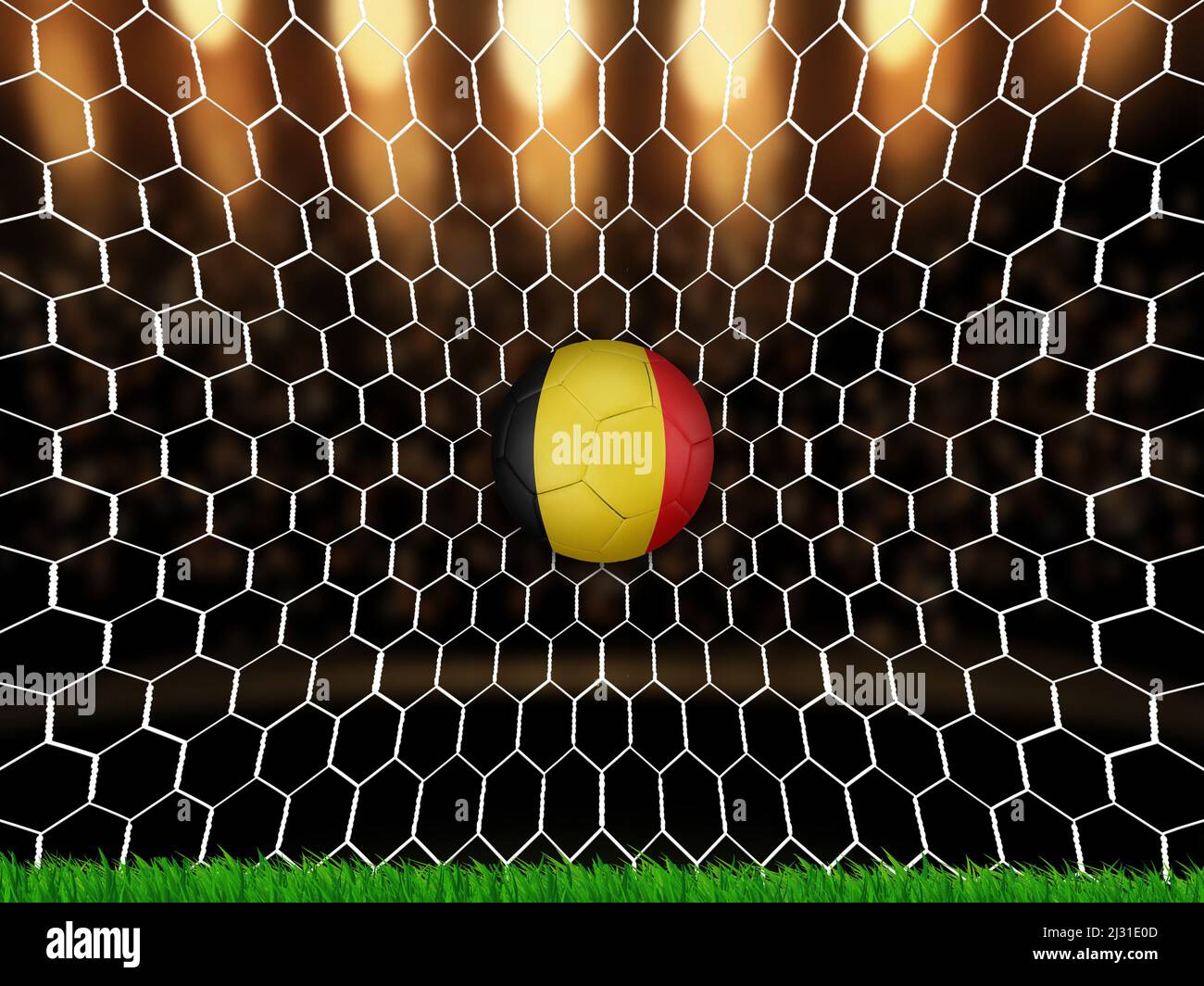 Soccer ball inside net hi-res stock photography and images - Alamy