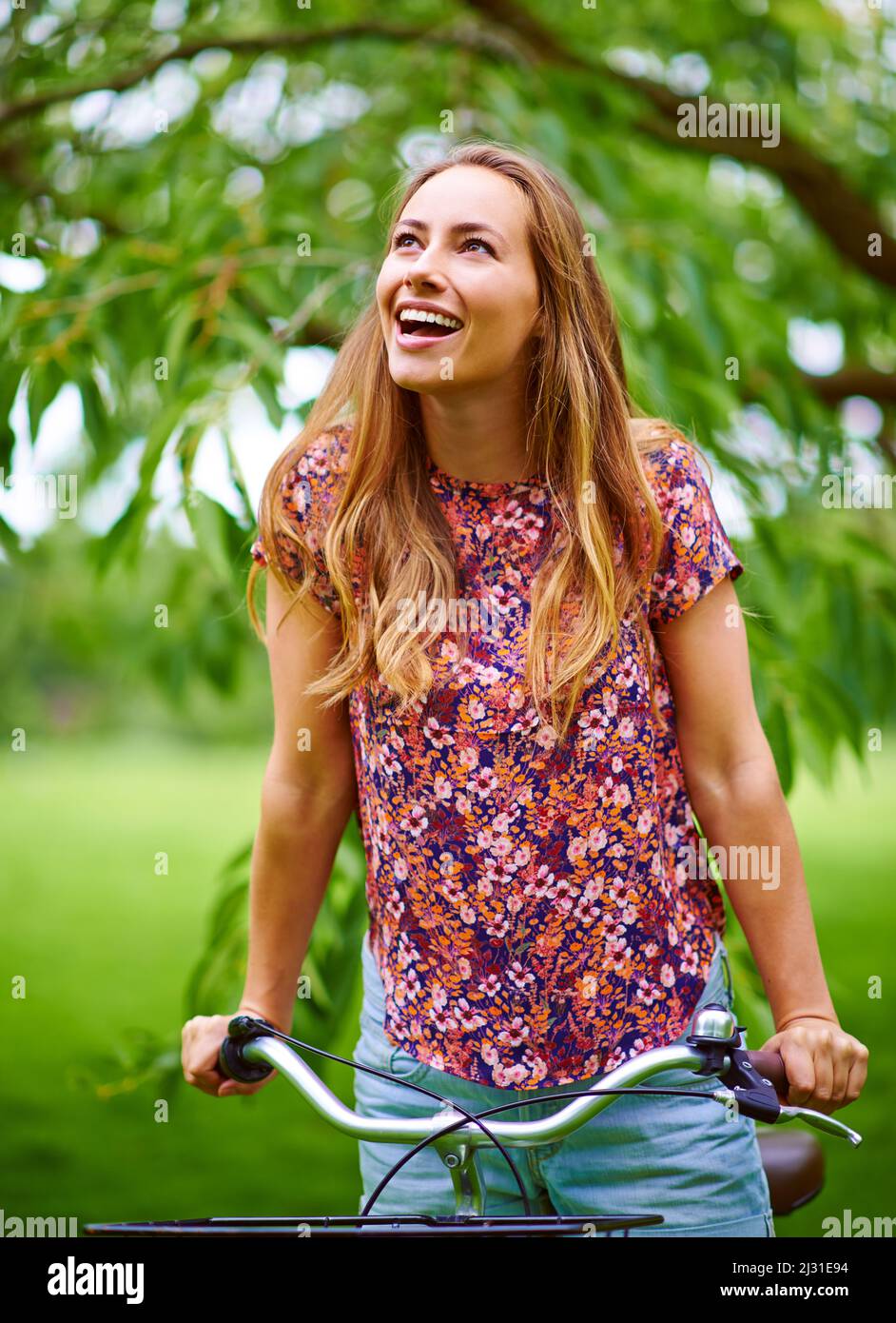 One adult and bike and exploring hi-res stock photography and images ...