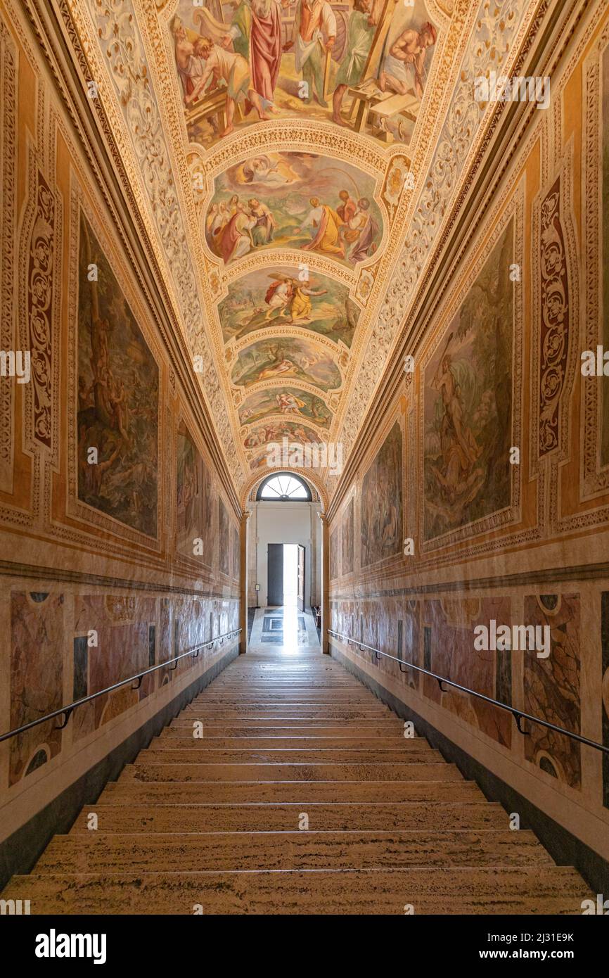 Scala Santa Holi staircase Rome Italy Stock Photo - Alamy