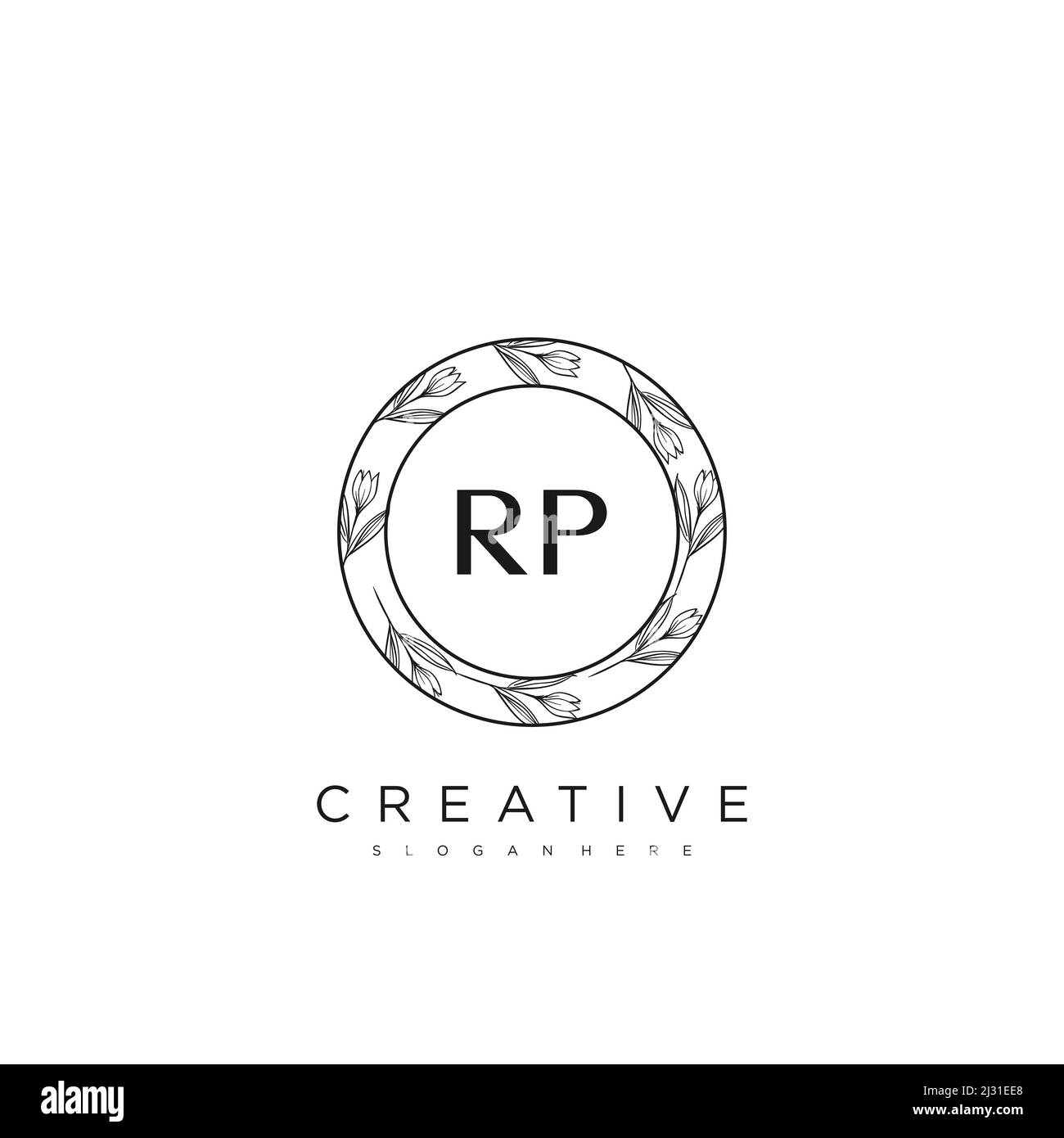 Letter rp vector vectors hi-res stock photography and images - Alamy