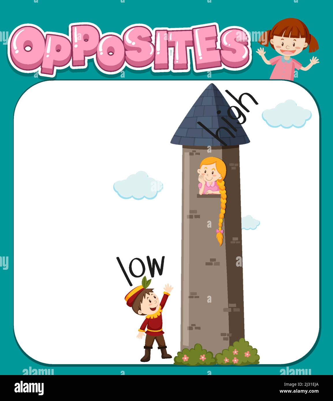 High and low words Stock Vector Images - Alamy