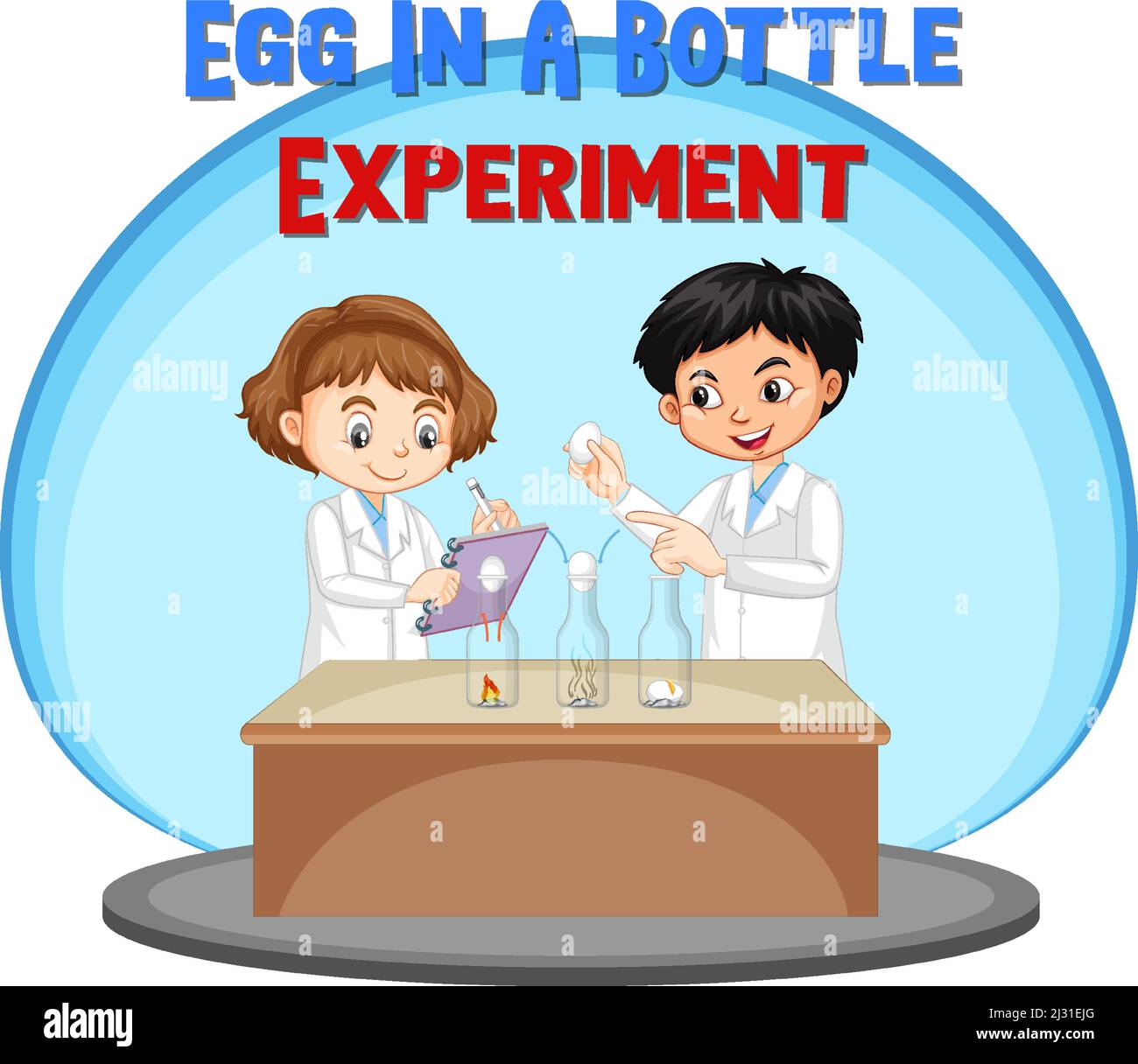 Egg in bottle experiment hi-res stock photography and images - Alamy
