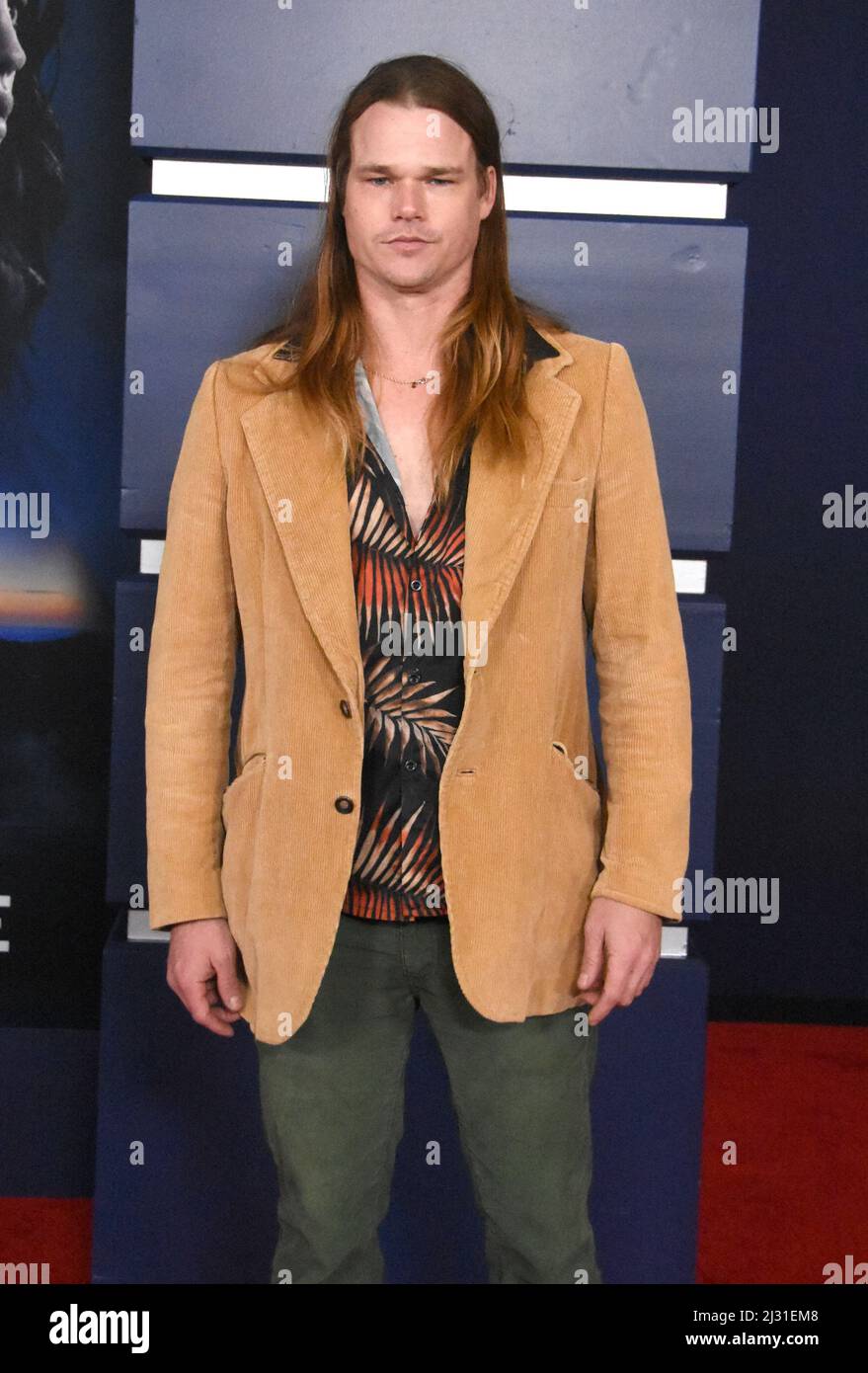 Los Angeles, California, USA 4th April 2022 Actor Brendan Miller ...