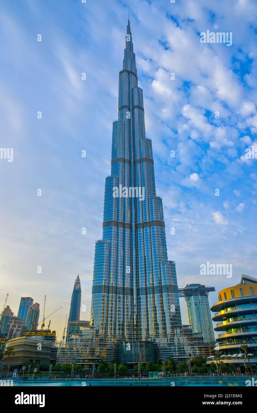 Burj Khalifa, Dubai, UAE, UAE, United Arab Emirates Stock Photo - Alamy