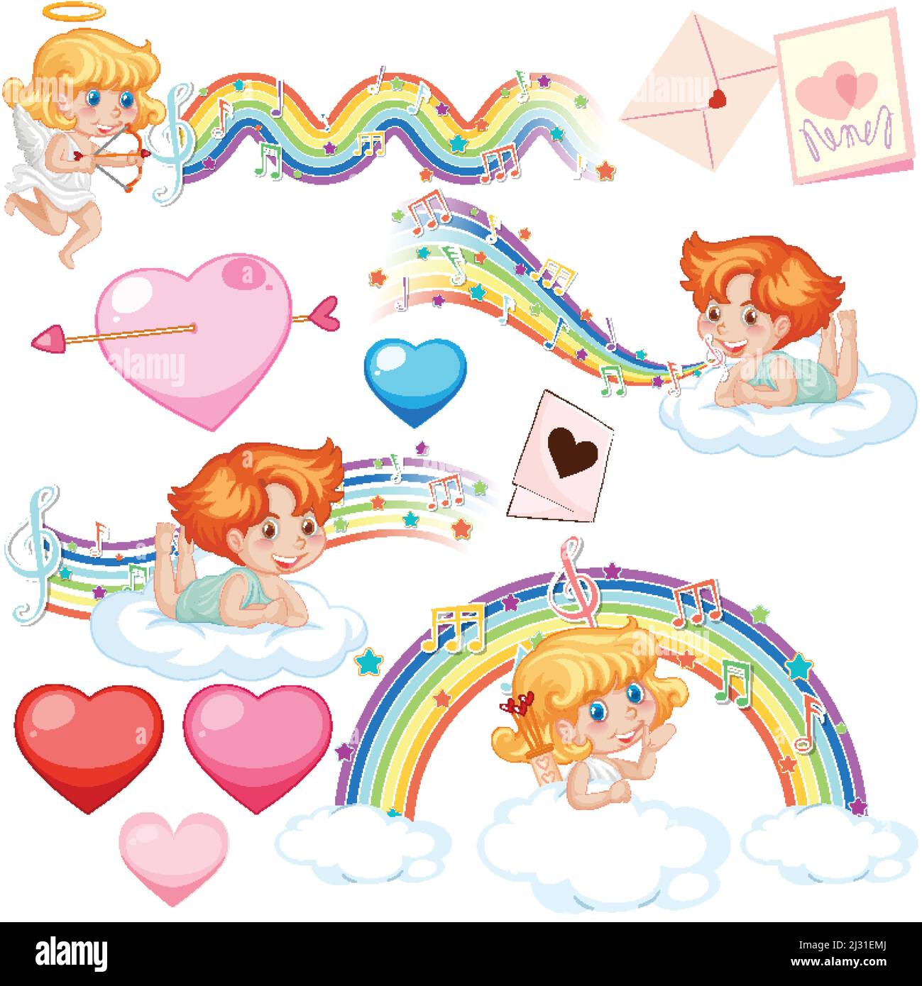 Rainbow wheels Cut Out Stock Images & Pictures - Alamy