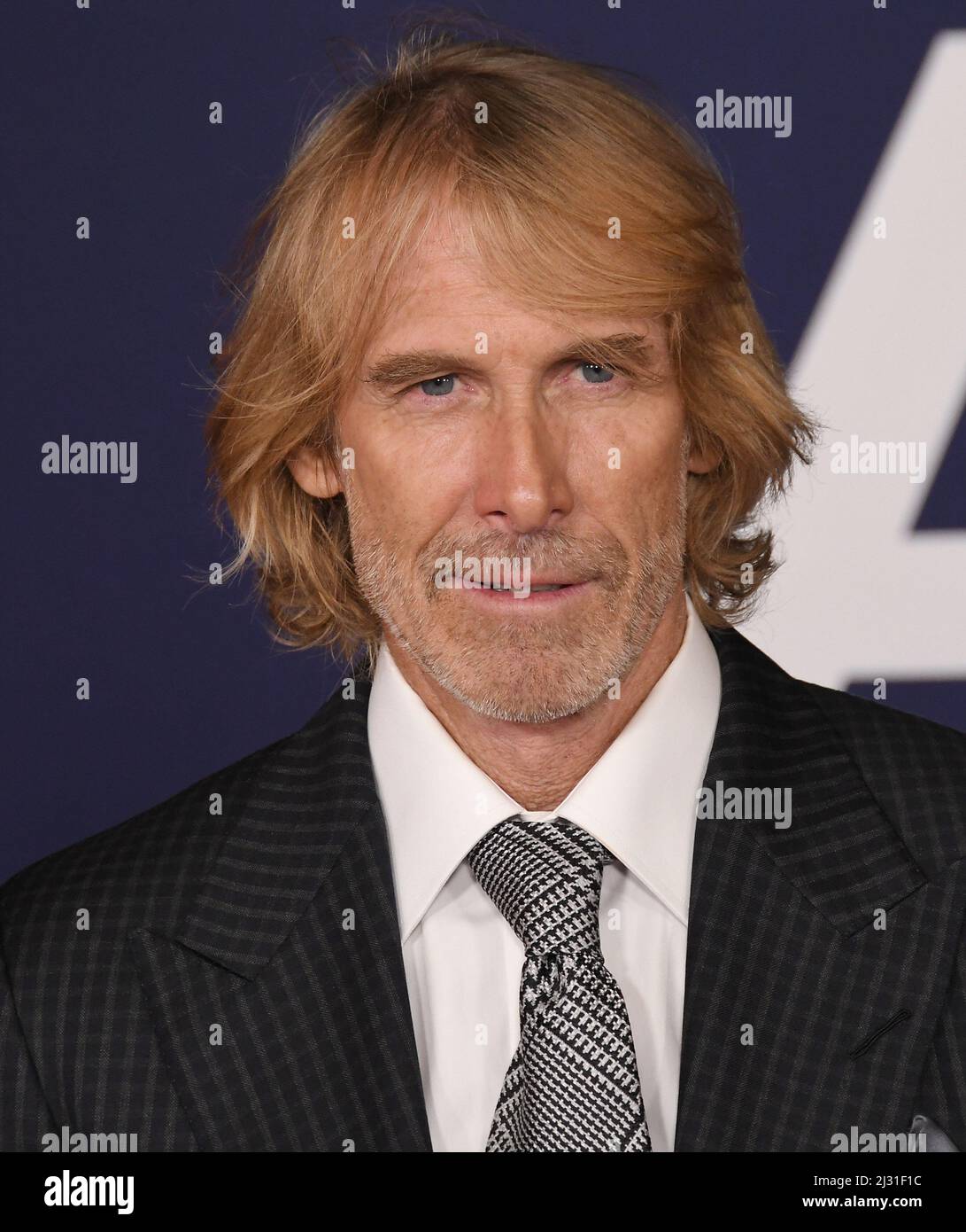 Michael Bay arrives at the AMBULANCE Los Angeles Premiere held at the ...