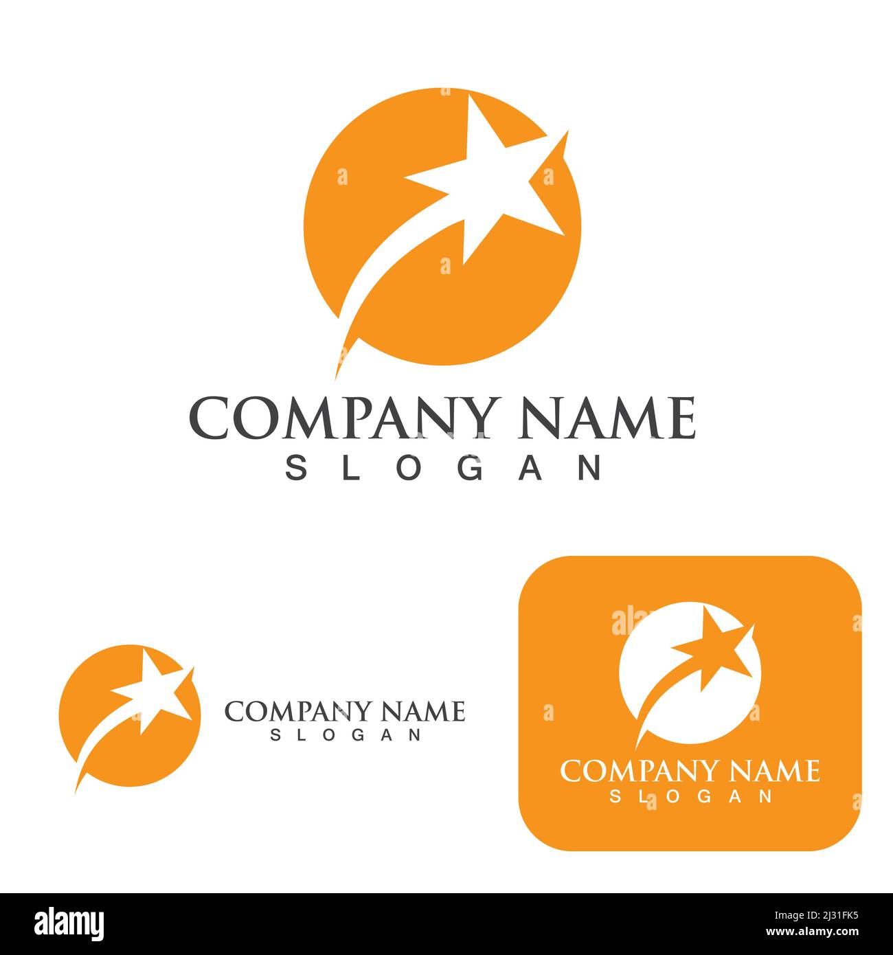 Star logo icon Template vector Stock Vector Image & Art - Alamy