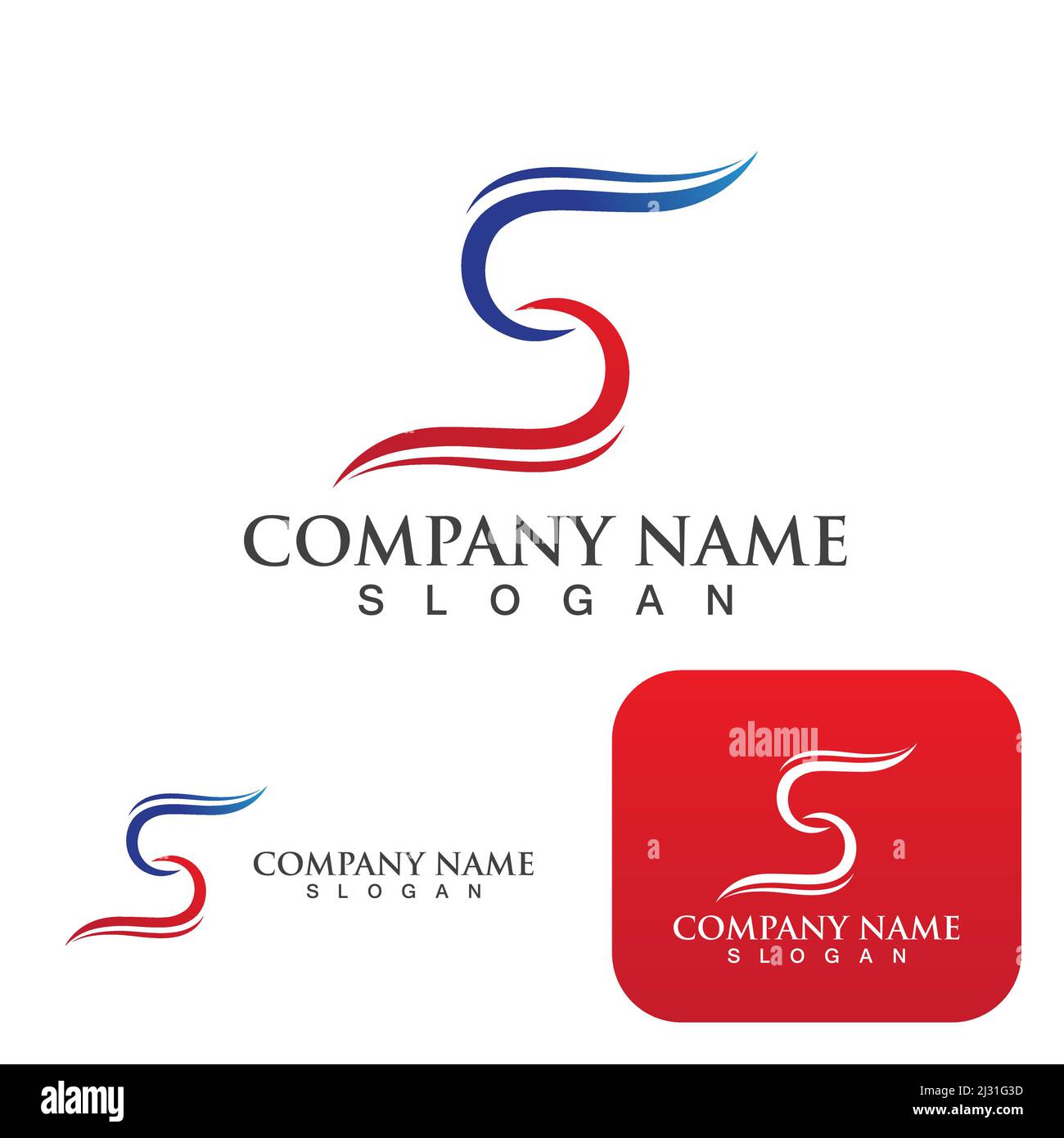 Business corporate S letter logo design vector Stock Vector Image & Art ...