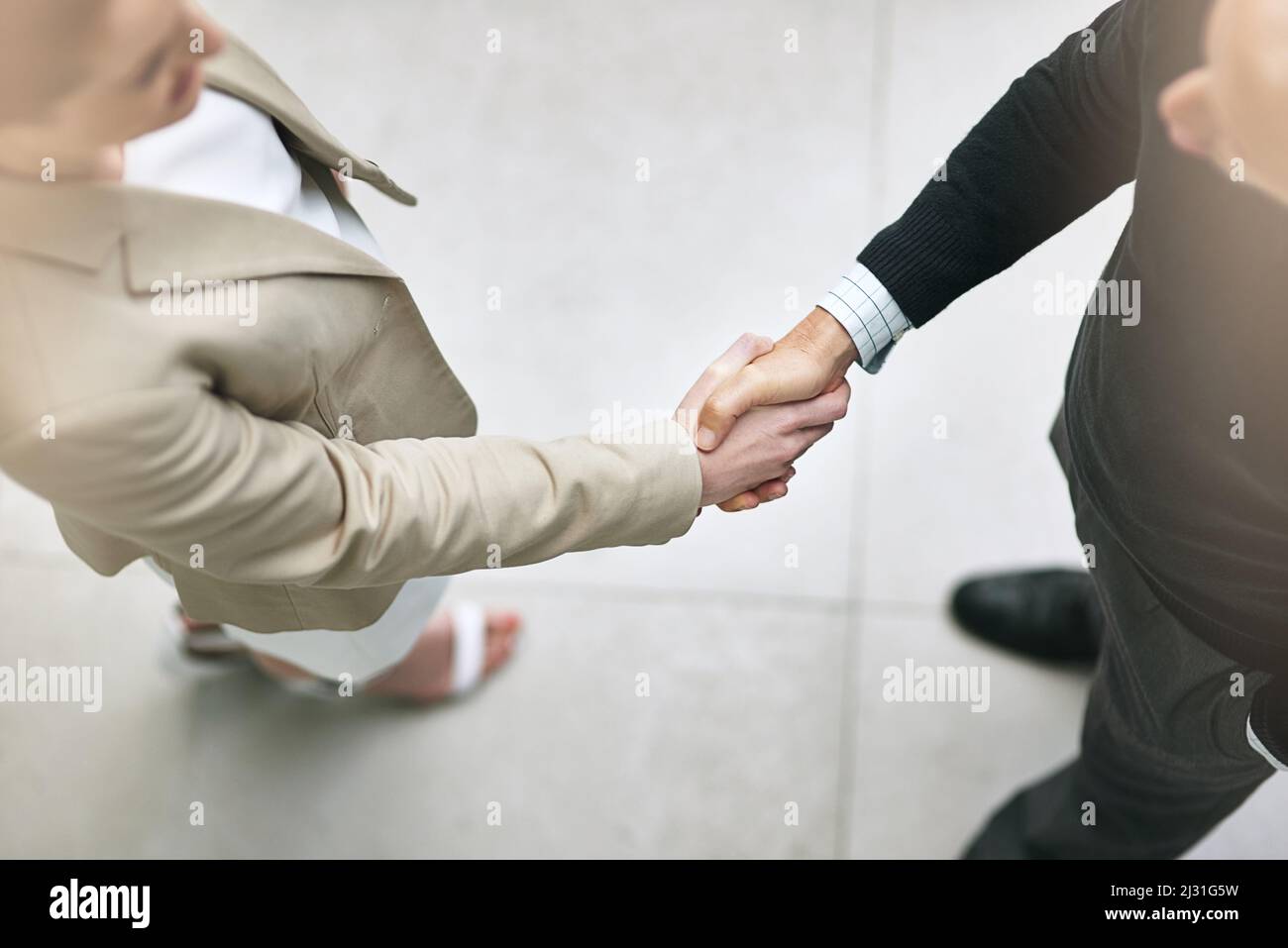 Your handshake is an extension of your personality. Cropped shot of two ...