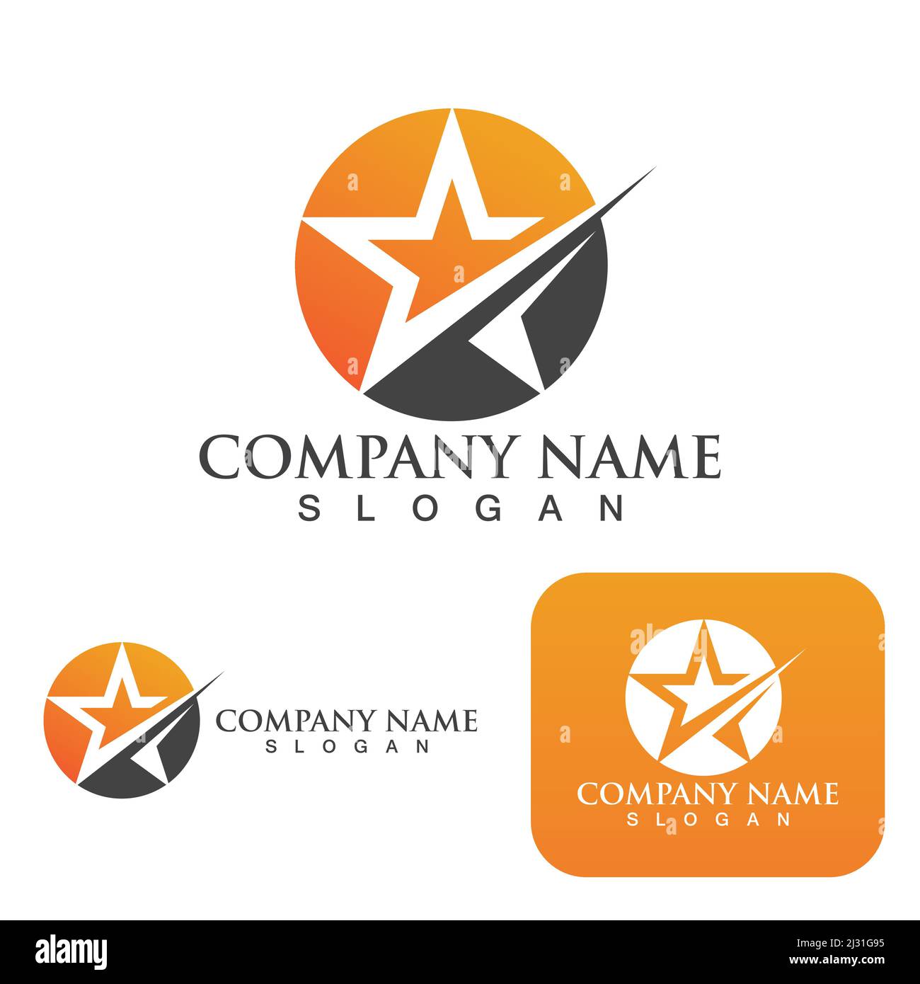 Star logo icon Template vector Stock Vector Image & Art - Alamy