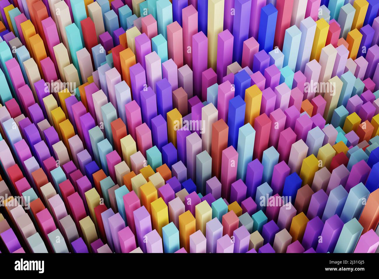background of colored blocks, cgi render image Stock Photo - Alamy