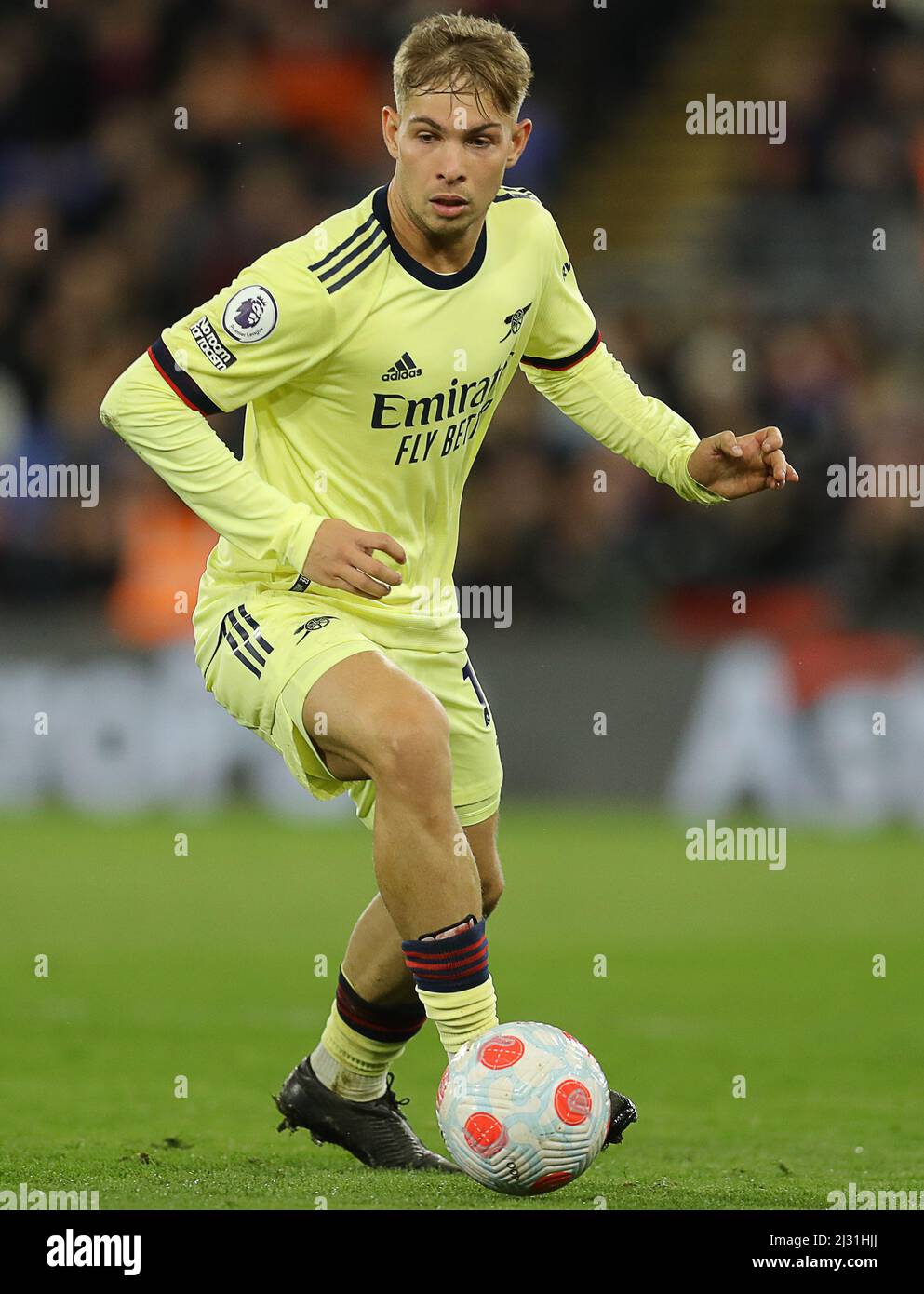London, England, 4th April 2022. Emile Smith Rowe of Arsenal during the ...