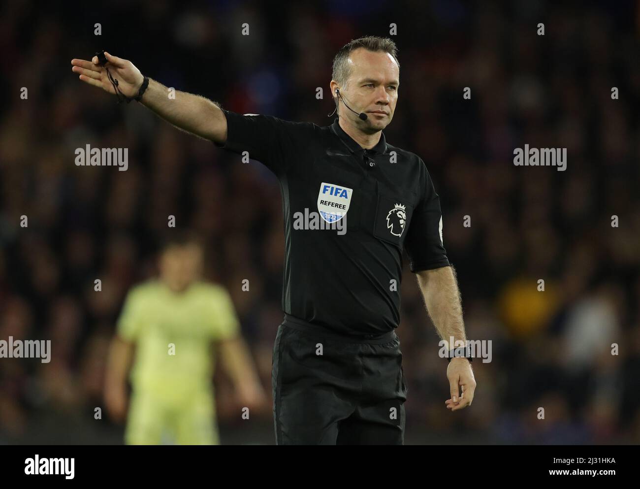 London, England, 4th April 2022. Referee Paul Tierney during the ...