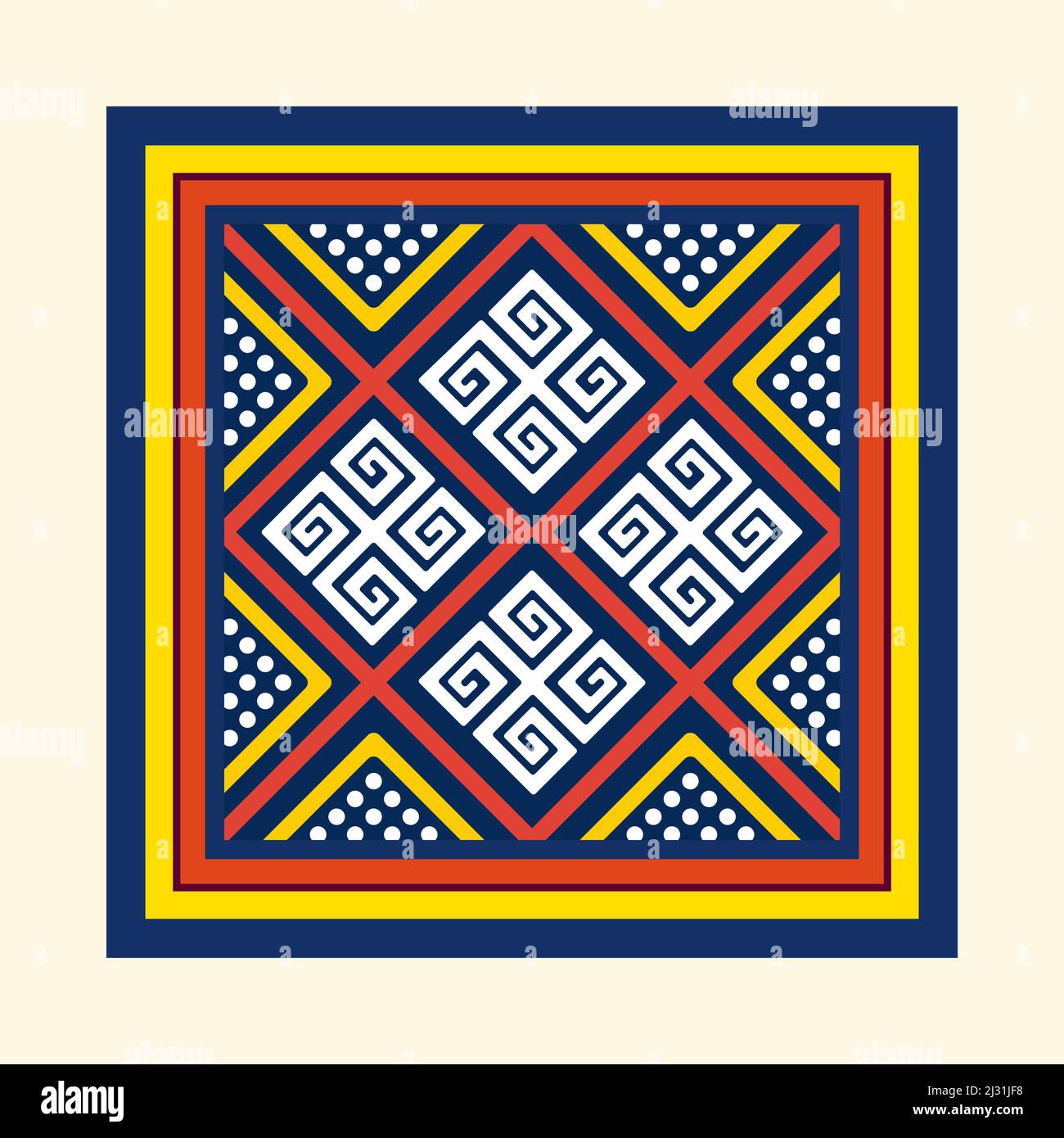 Toraja traditional pattern (Tator) artwork design Stock Vector Image ...