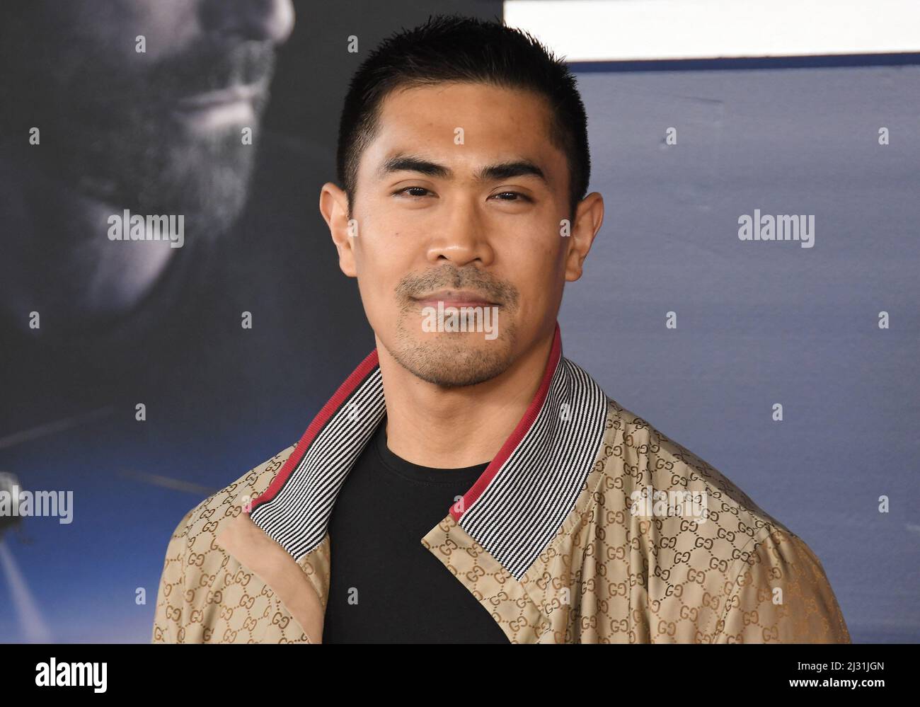 Los Angeles, USA. 04th Apr, 2022. JB Tadena arrives at the AMBULANCE Los Angeles Premiere held ...