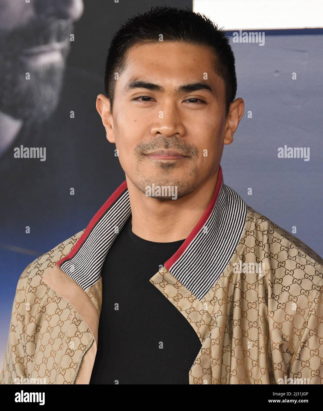 Los Angeles, USA. 04th Apr, 2022. JB Tadena arrives at the AMBULANCE ...