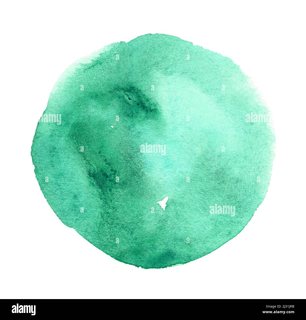 Mint green watercolor spot for logo or lettering Stock Photo - Alamy