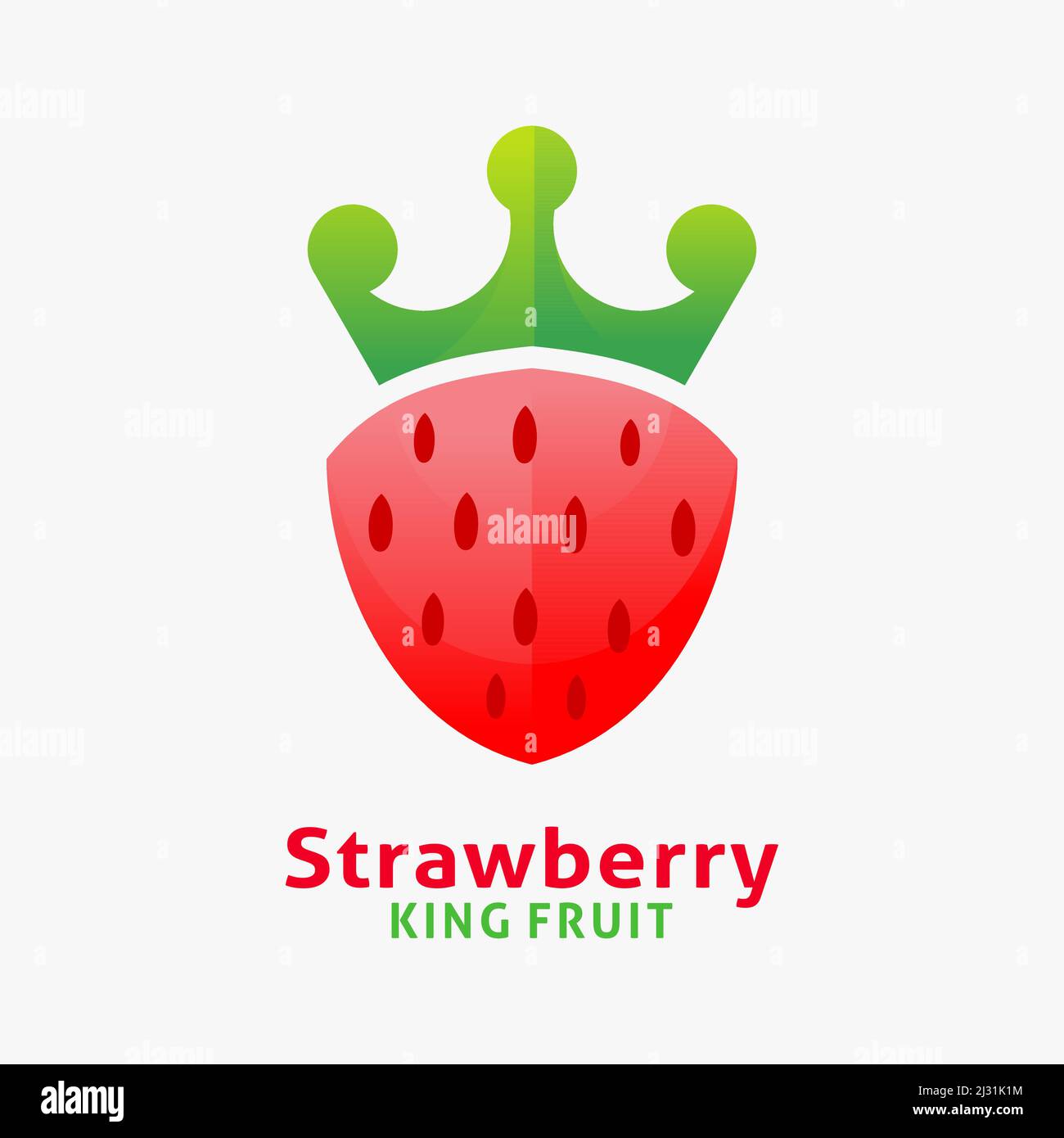 King logo design hi-res stock photography and images - Alamy