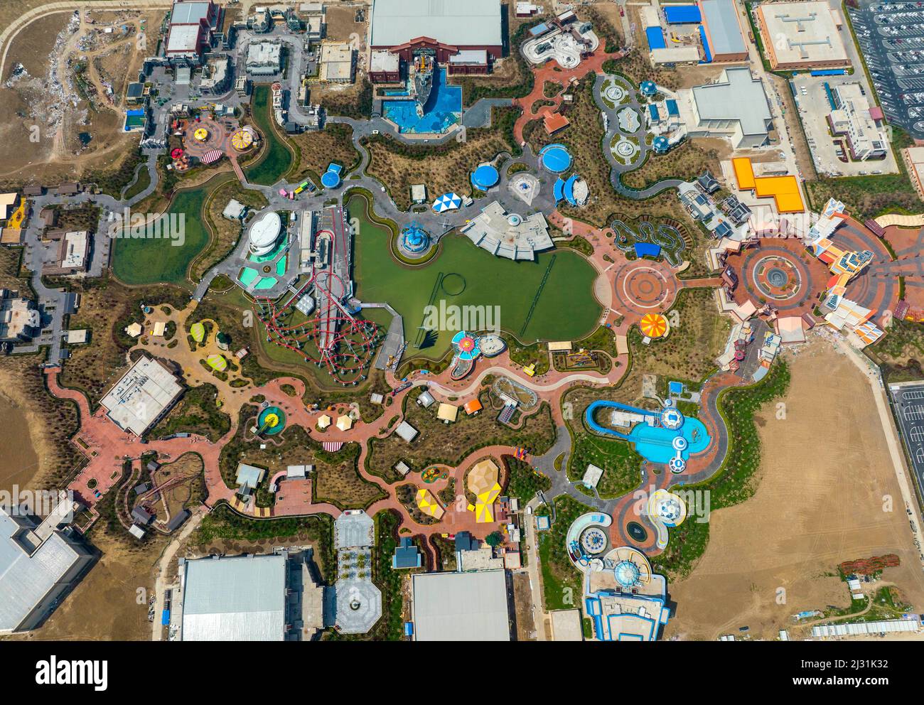 HUAI'AN, CHINA - APRIL 4, 2022 - Aerial photo taken on April 4, 2022 ...