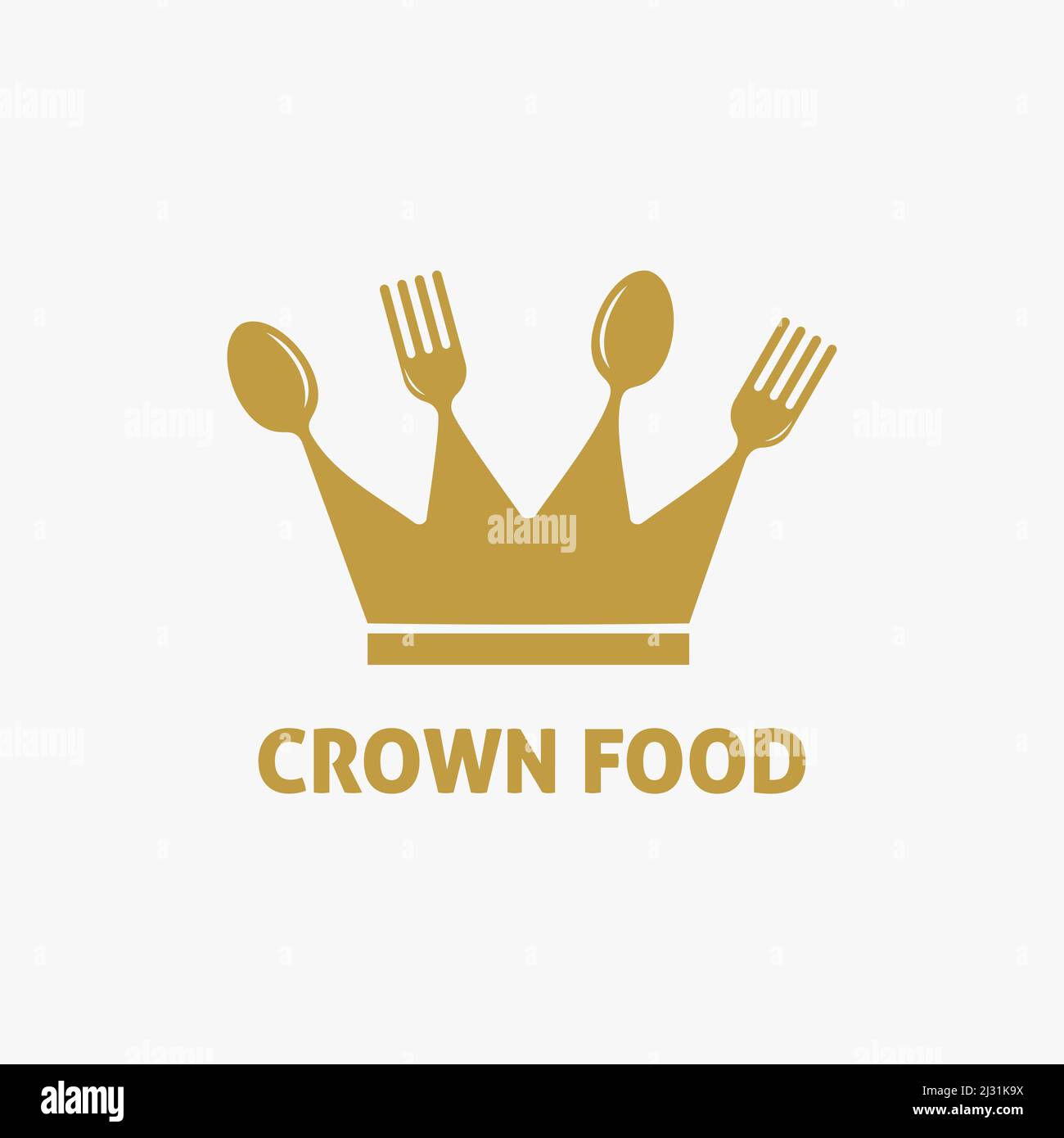 King food logo design Stock Vector Image & Art - Alamy
