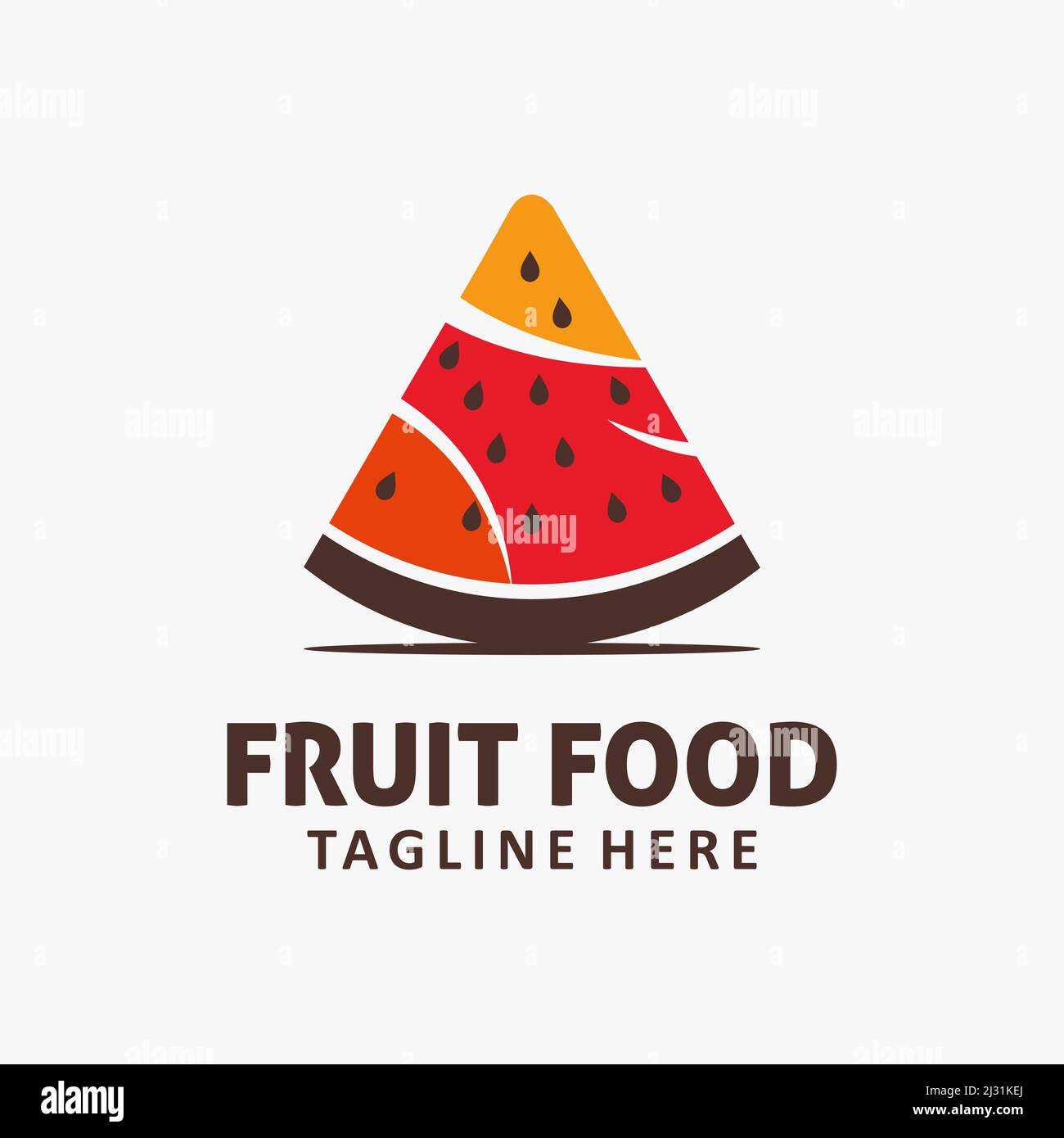 Watermelon cone Stock Vector Images - Alamy