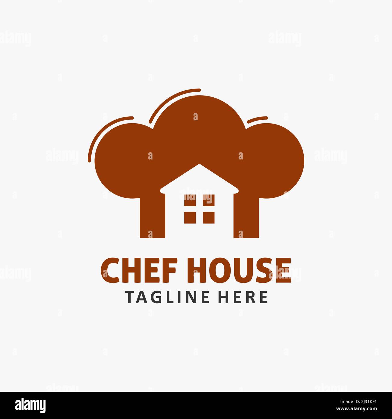 Chef house logo design Stock Vector Image & Art - Alamy