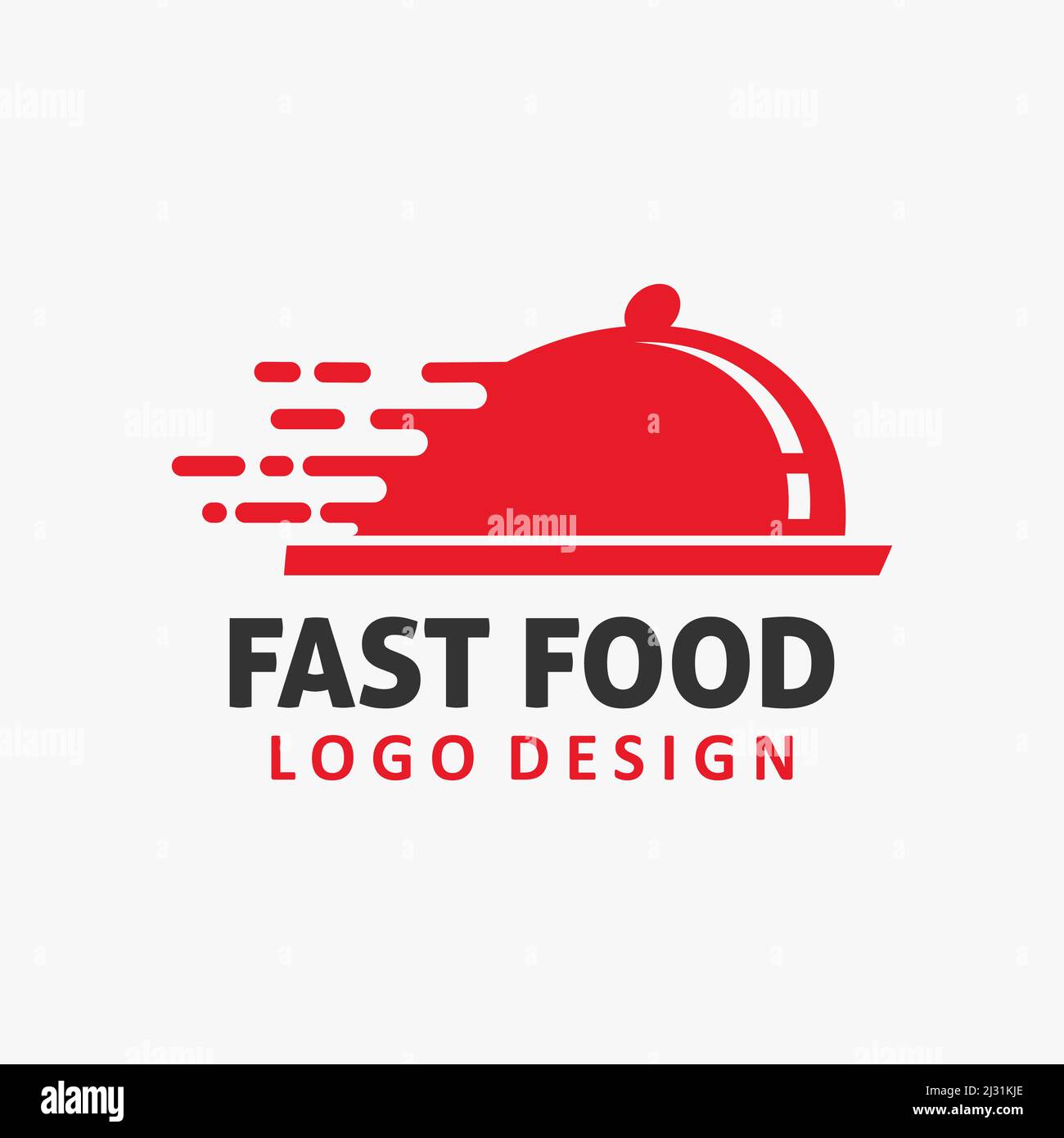 Fast food logo design Stock Vector Image & Art - Alamy