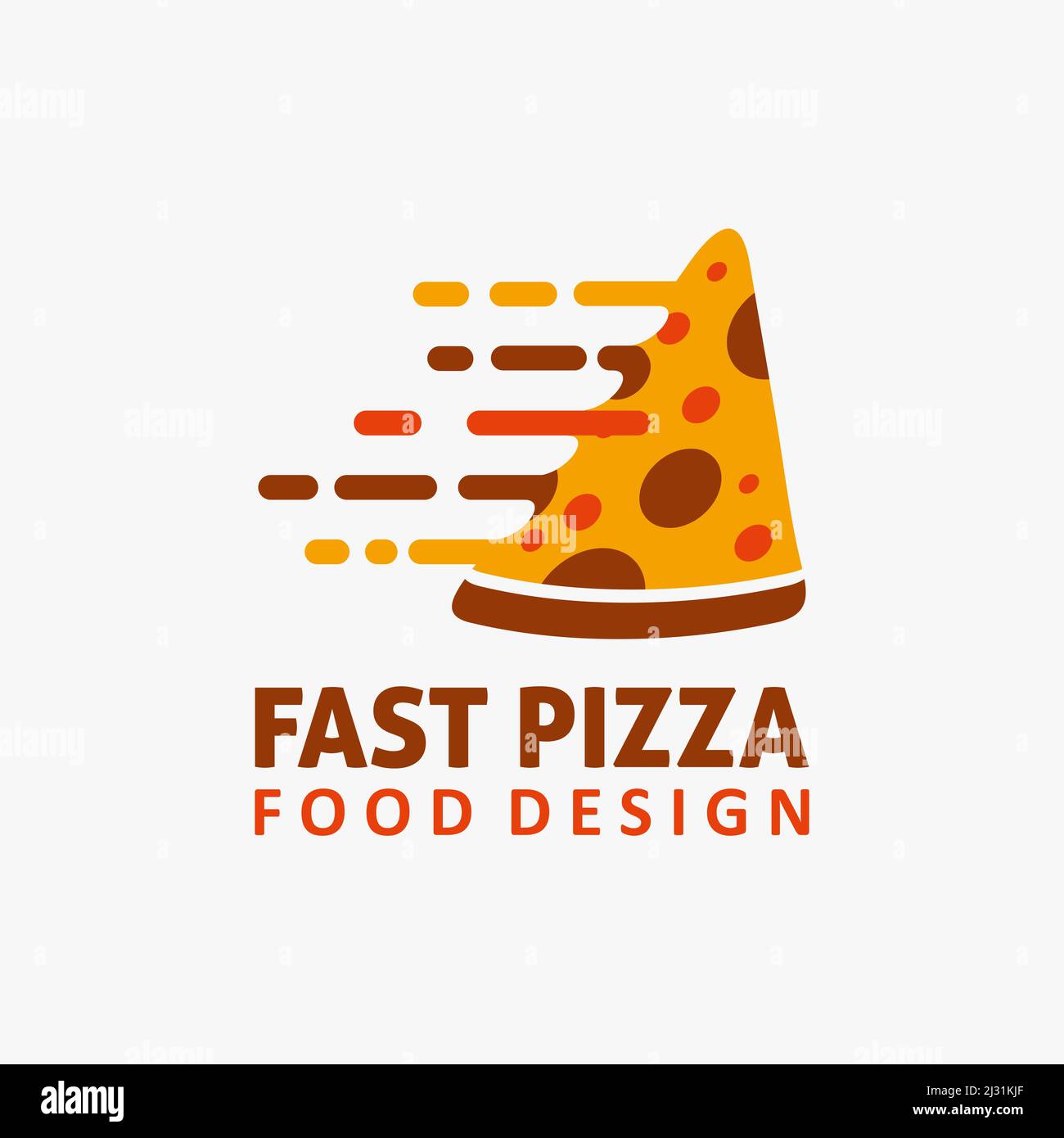 Fast pizza logo design Stock Vector Image & Art - Alamy