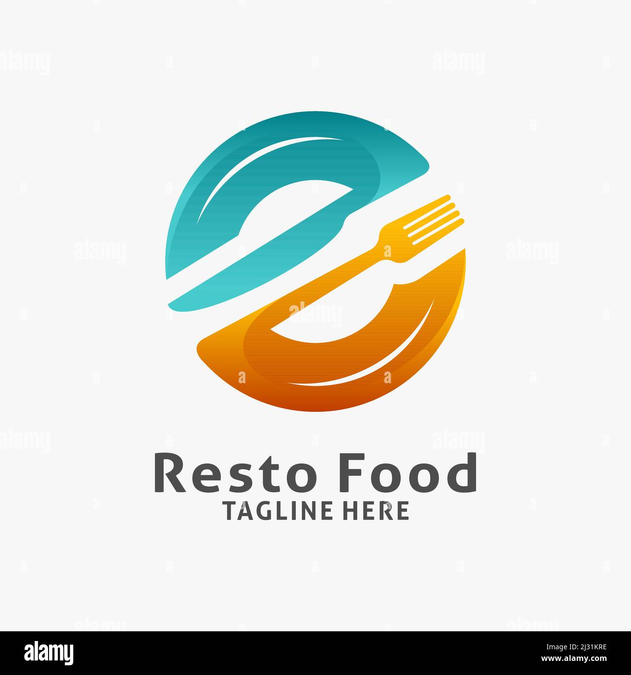 Modern cuisine plate meat Stock Vector Images - Alamy