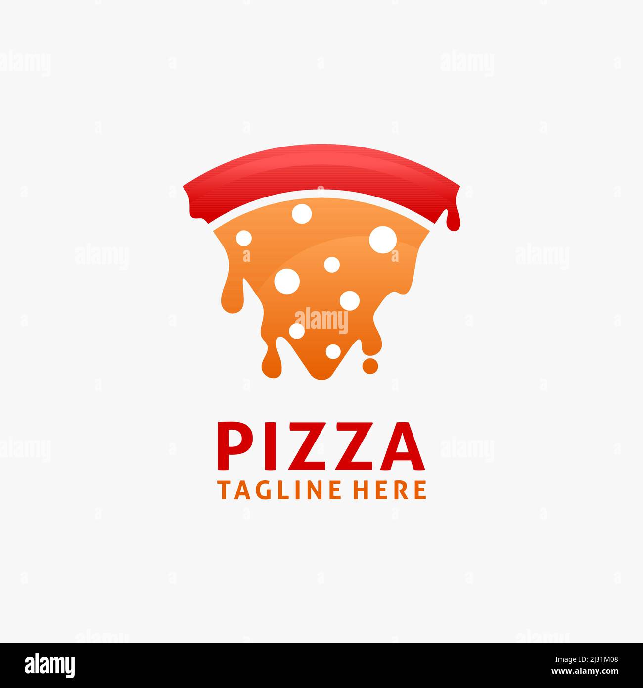 Triangle pizza slices logo design Stock Vector Image & Art - Alamy