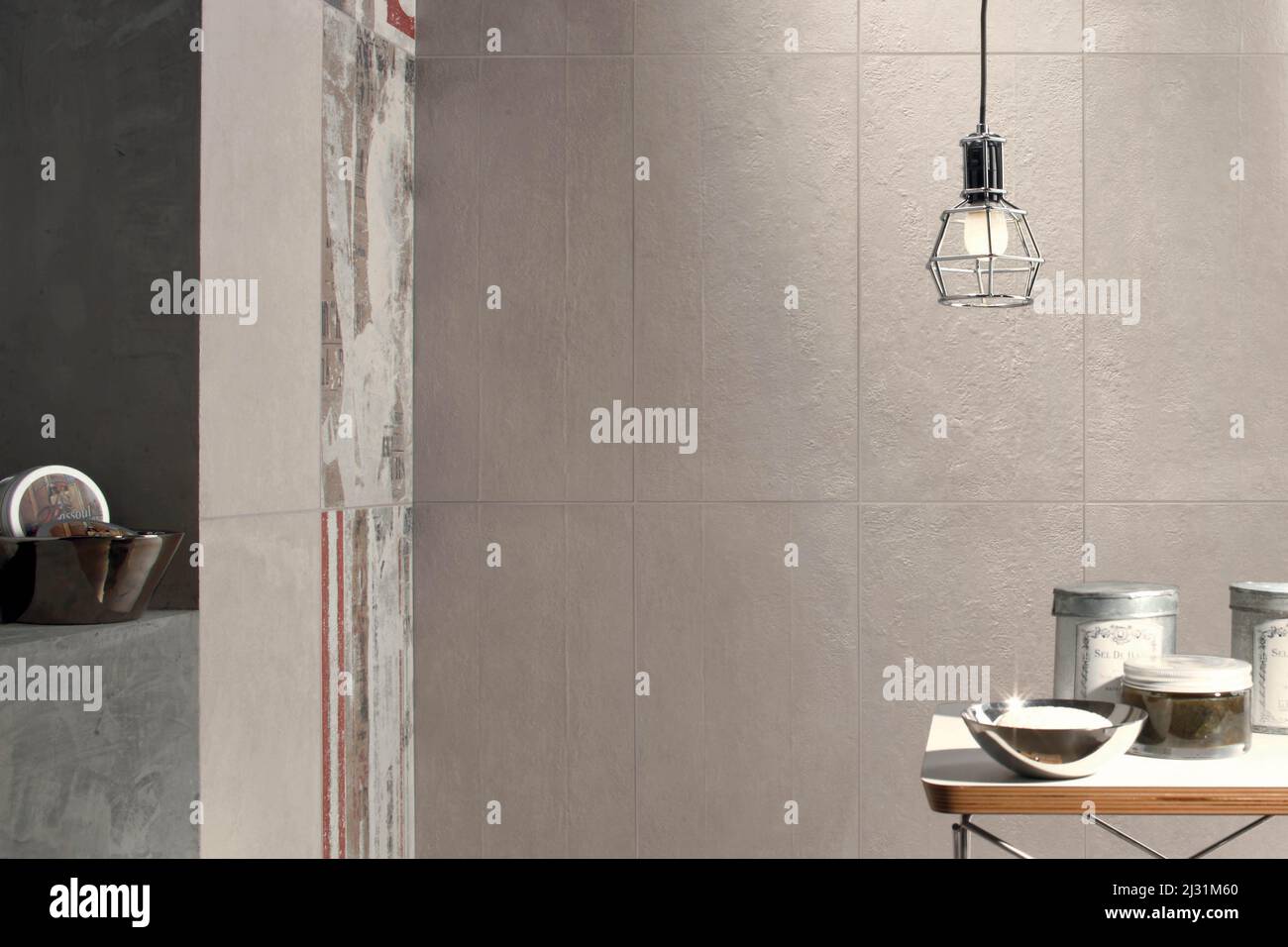 Modern interior design of room with elegant tiles, seamless, luxurious ...