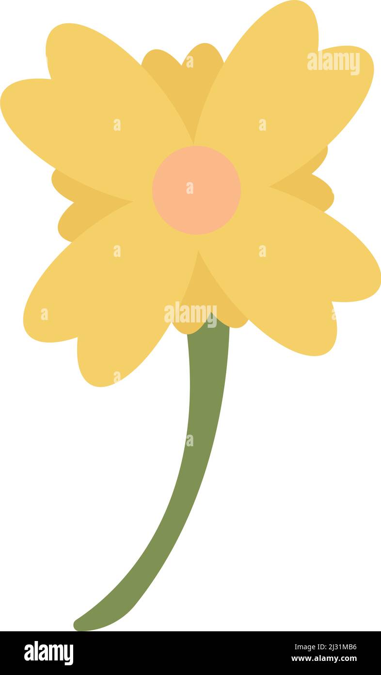 yellow flower garden Stock Vector Image & Art - Alamy