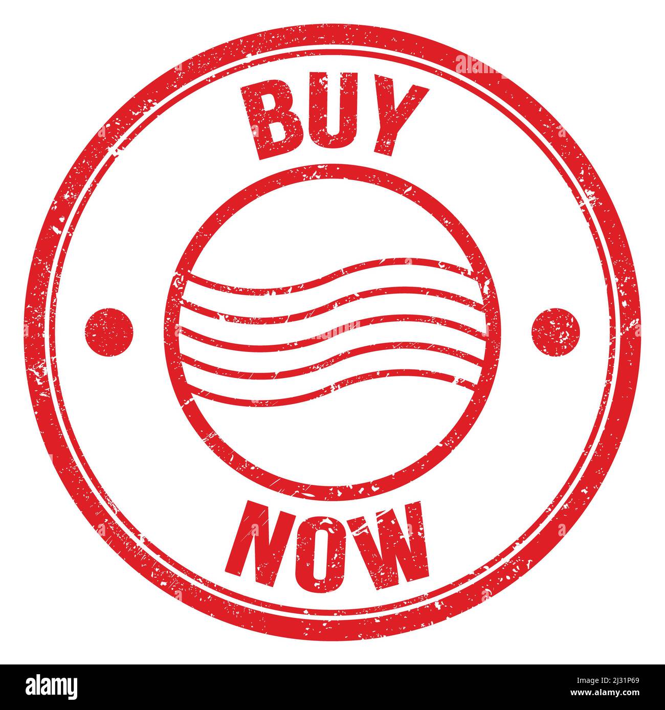 BUY NOW text written on red round postal stamp sign Stock Photo - Alamy