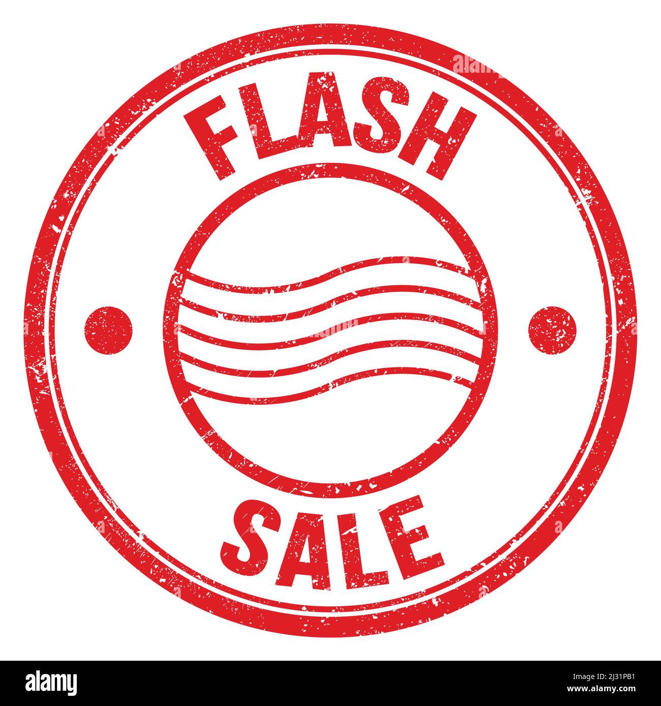 FLASH SALE text written on red round postal stamp sign Stock Photo - Alamy